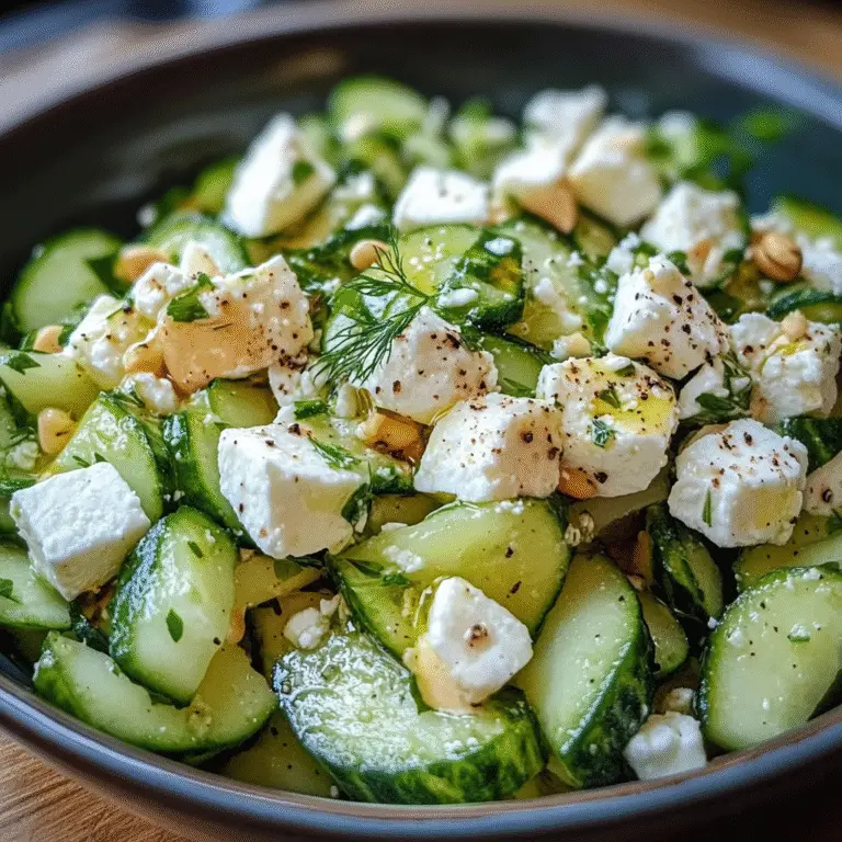 Gurkensalat mit Kichererbsen und Hirtenkäse: Fresh Mediterranean Summer ...